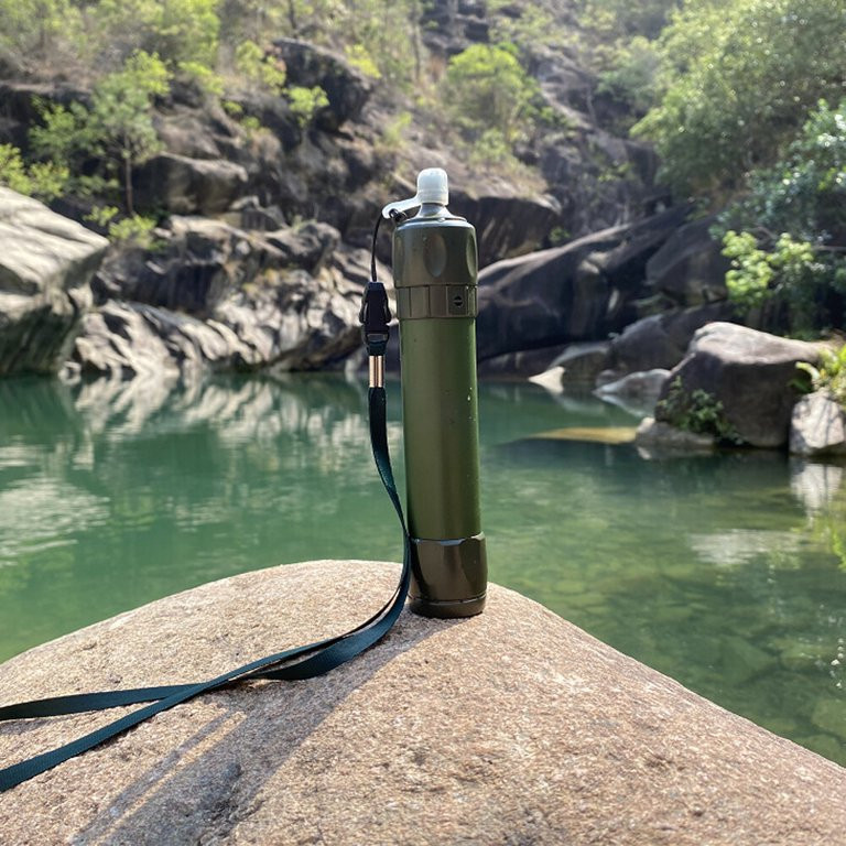 Tactical Water Filter Straw - Black Scout Survival, LLC