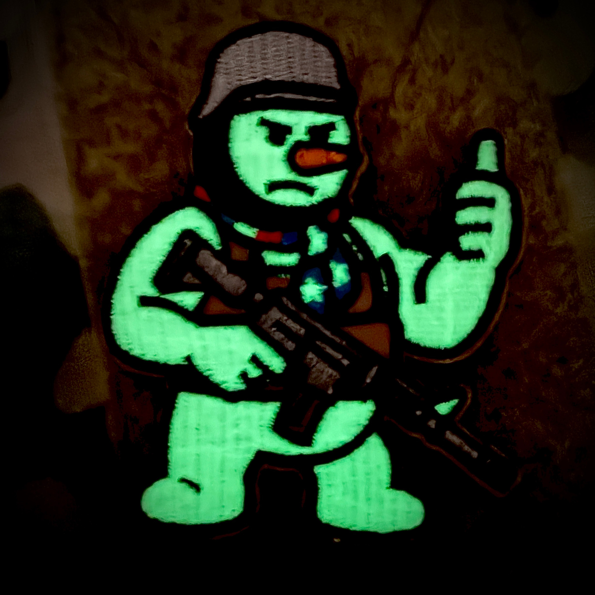 FROSTMAN-1™ GITD MORALE PATCH - Black Scout Survival, LLC