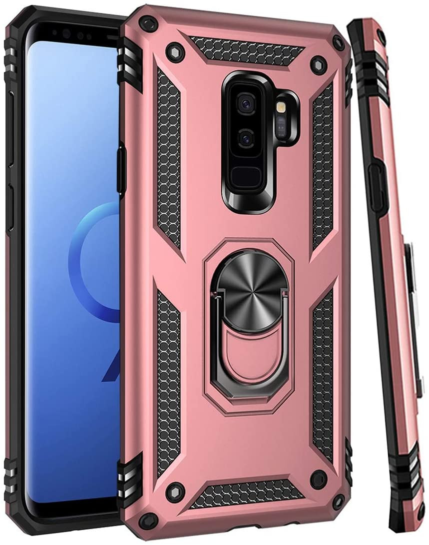 Rose Gold Samsung Galaxy S8 360 Degree Ring Slim Armor Stand Case - New ...