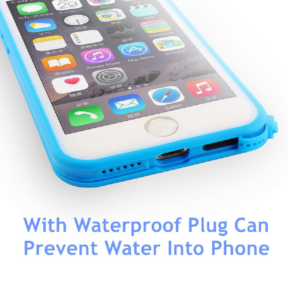 Blue iPhone 8 Shockproof Rubber Full Body Silicone Case - New Case Pty Ltd