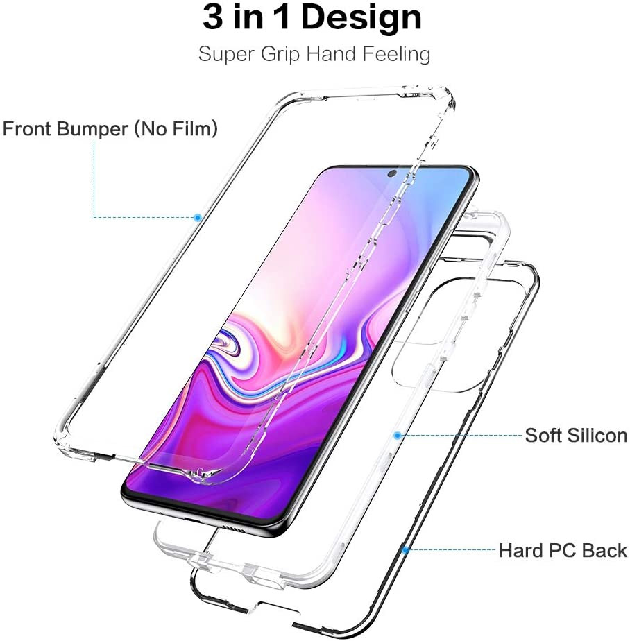 Clear Samsung Galaxy S20 Ultra Slim Clear TPU Gel Bumper Case Cover ...