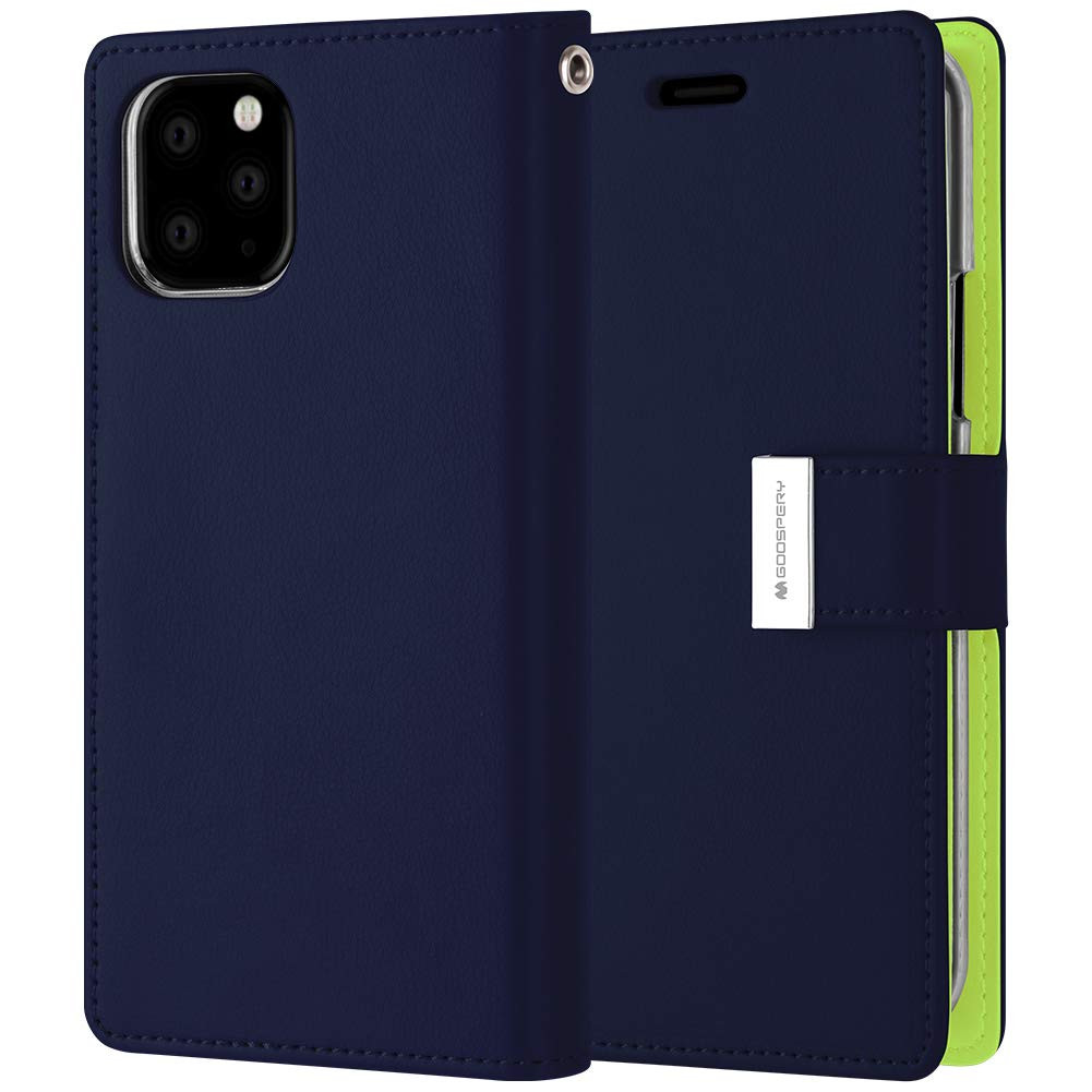 Buy iPhone 11 Pro Navy Wallet Case | Genuine Mercury Case