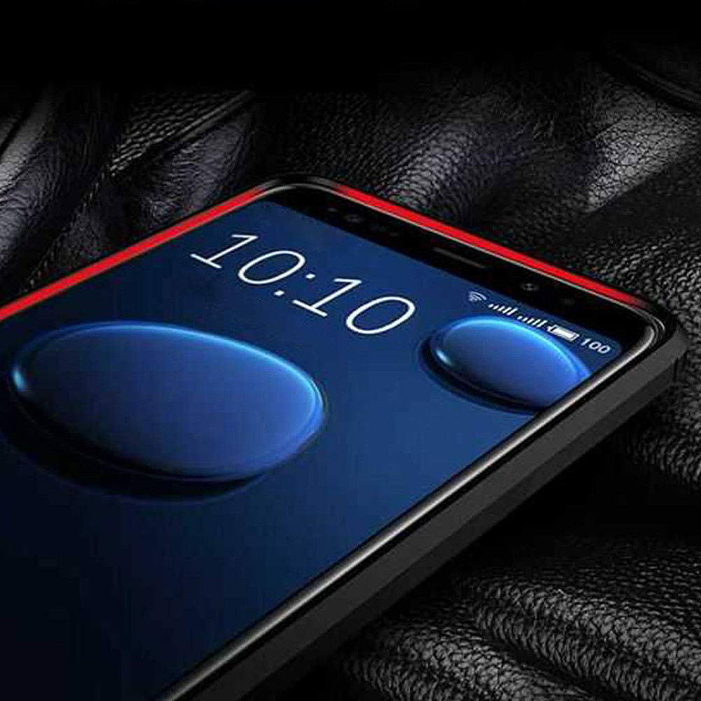 Black Ultra Slim Shock Proof Leather Texture Case For Galaxy Note 10 ...