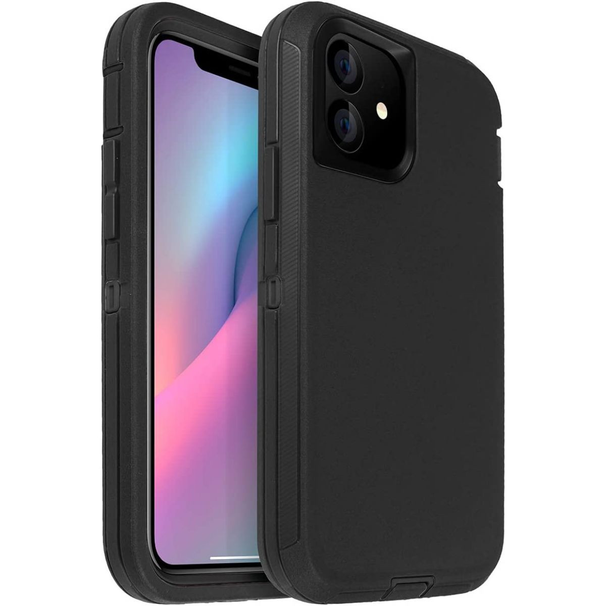 Black iPhone 11 Tradies Heavy Duty Military Defender Case - New Case ...