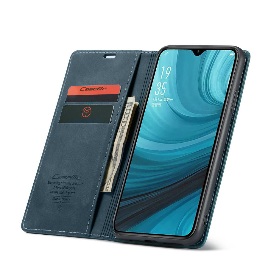 Red Wine Oppo Reno 2z CaseMe Compact Flip Magnetic Wallet Case - New Case
