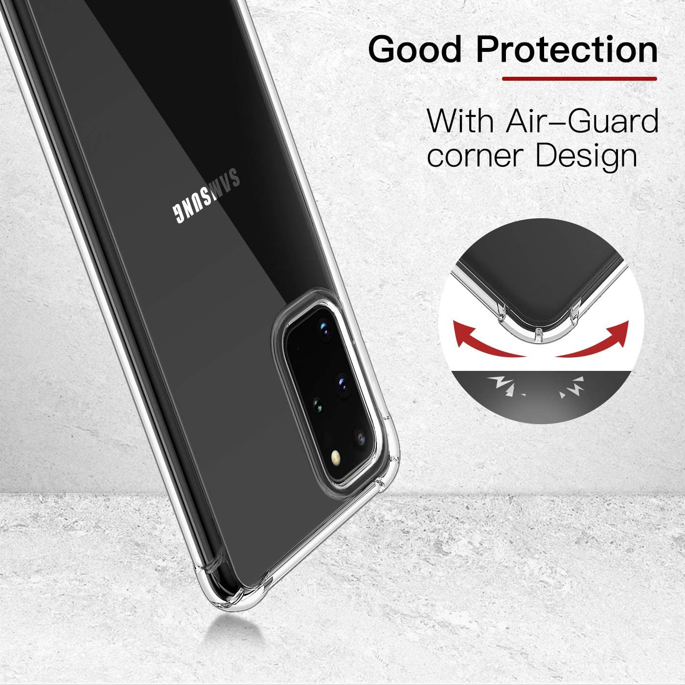 Clear Samsung Galaxy S20 Ultra Slim Clear TPU Gel Bumper Case Cover ...