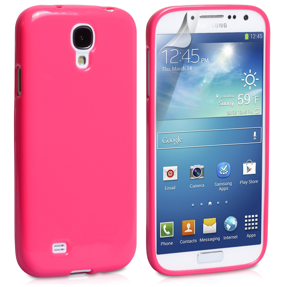 Green S Line Wave Gel Skin Case Cover for Samsung Galaxy S4 S IV i9500 ...
