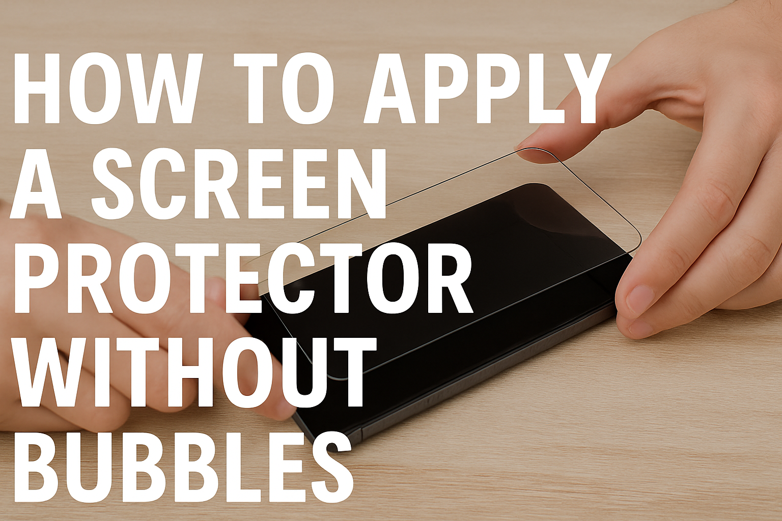 How to Apply a Screen Protector Without Bubbles: Step-by-Step Guide for ...