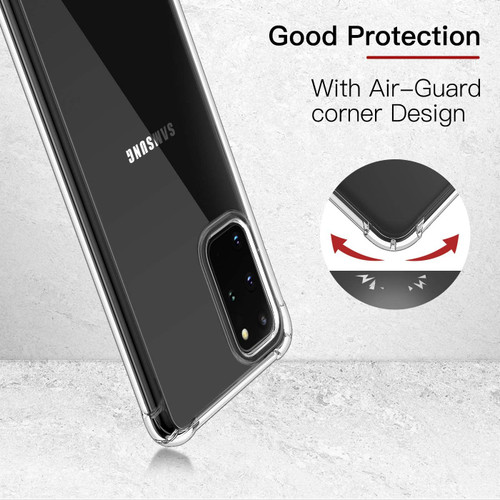 Clear Samsung Galaxy S20 Ultra Slim Clear TPU Gel Bumper Case Cover ...
