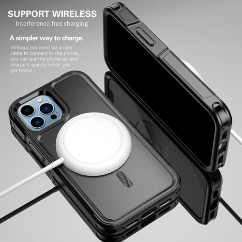 iPhone 13 Pro MagSafe Heavy Duty Case | Black Slim Case