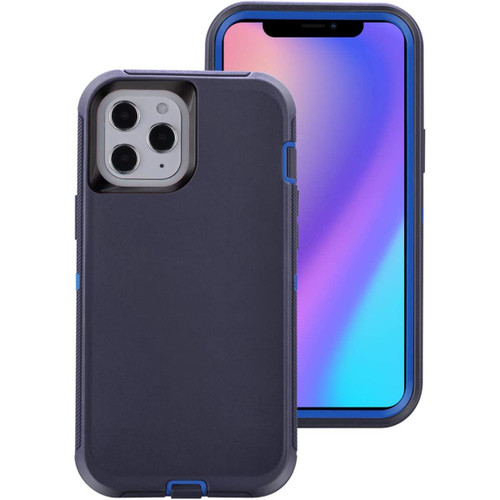 Navy Military Grade Defender Case for iPhone 12 / 12 Pro - New Case Pty Ltd