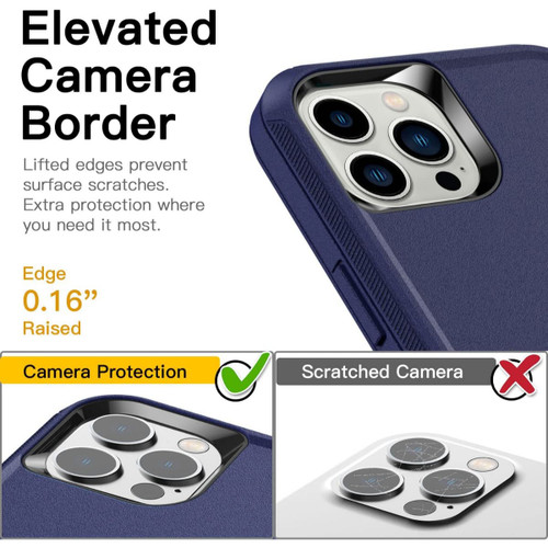 Navy iPhone 12 Pro Max Tradies Military Defender Heavy Duty Case - New ...