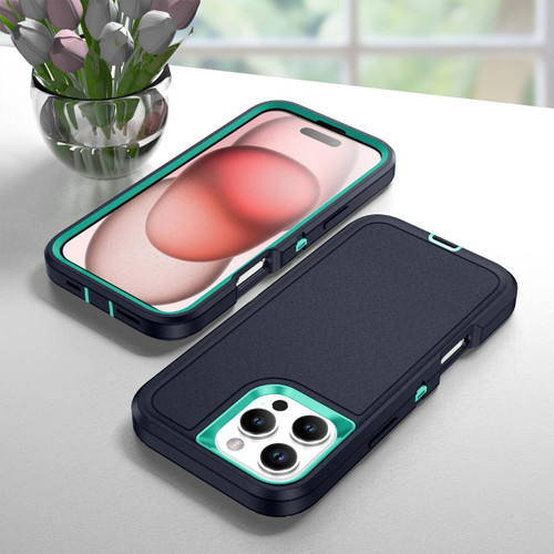 Dark Blue Rugged Full Body Heavy Duty Shock Proof Case For iPhone 16 ...