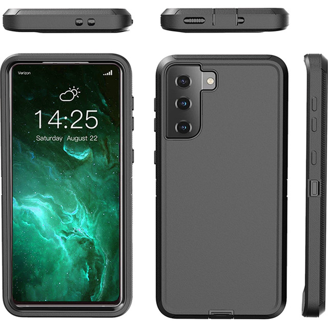 New Samsung Galaxy S21 Black Rugged Case | Heavy Duty Case