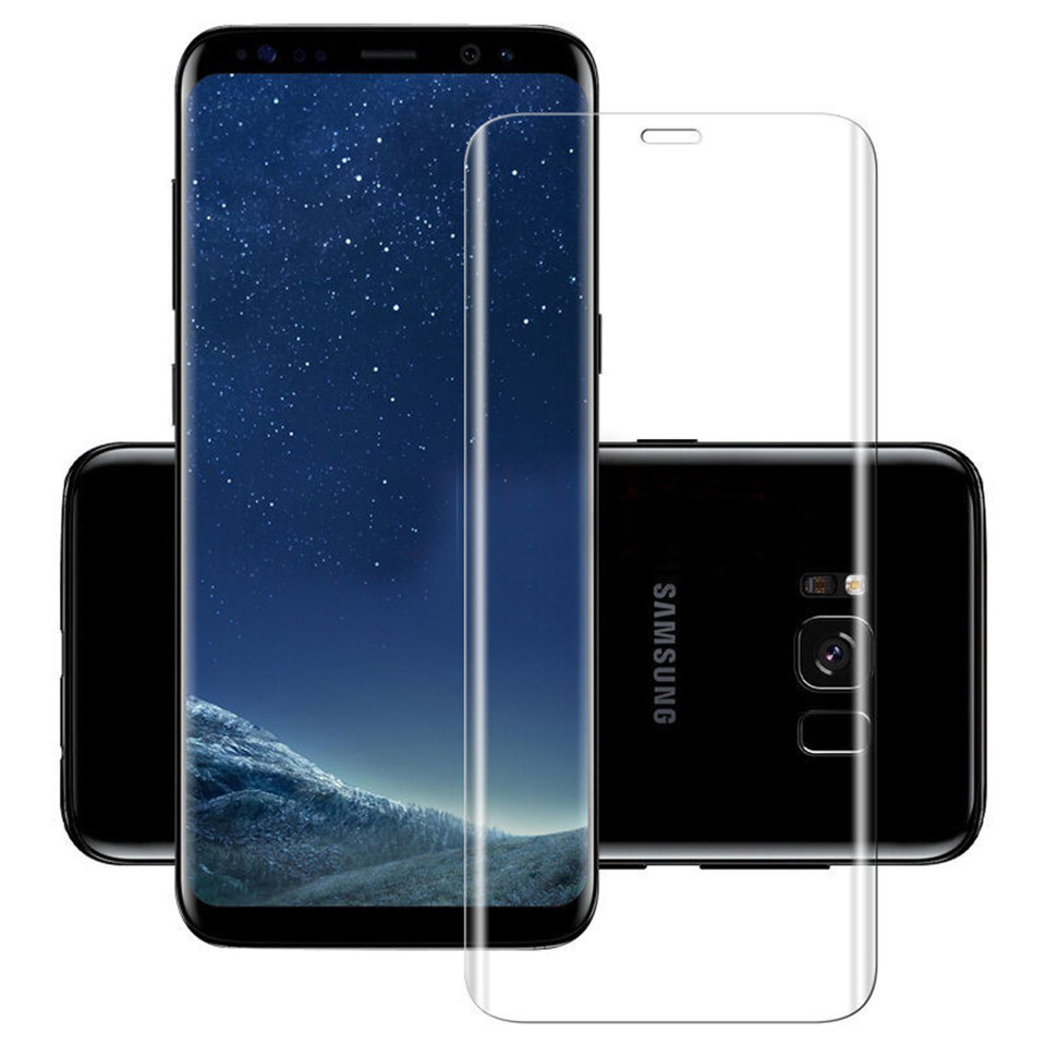 Galaxy S9+ Plus Liquid Nano UV Light Tempered Glass Screen Protector ...