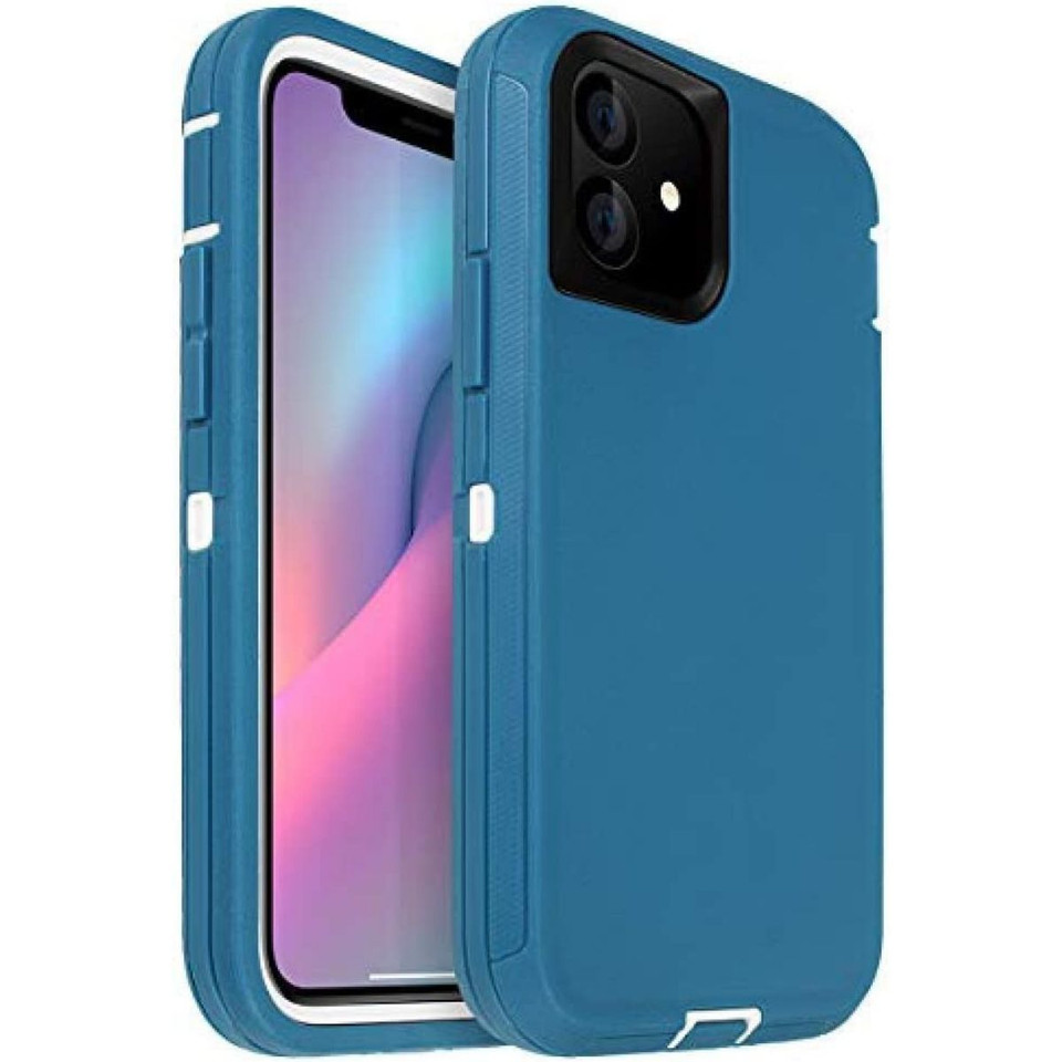 Blue iPhone 11 Tradies Heavy Duty Military Defender Case - New Case Pty Ltd