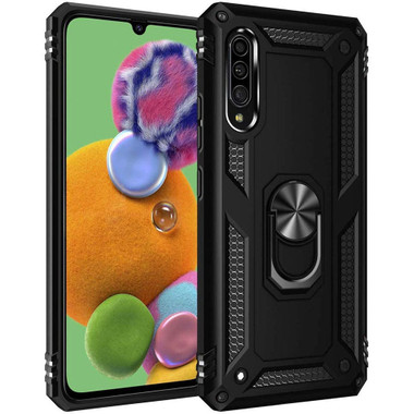Samsung Galaxy A90 5G Metal Ring Case | Shock Proof Case