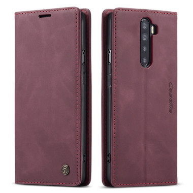 Red Wine Oppo Reno 2z CaseMe Compact Flip Magnetic Wallet Case - New ...