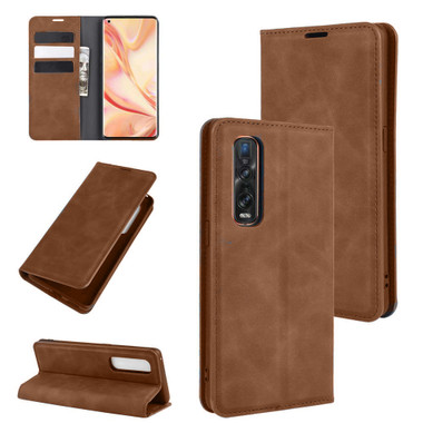 Vintage Brown Oppo Find X2 Pro CaseMe Slim Flip Wallet Case - New Case ...
