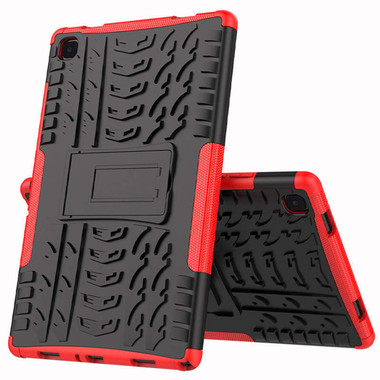 Red Heavy Duty Stand Case For Samsung Galaxy Tab A 10.4" T505, T500 ...