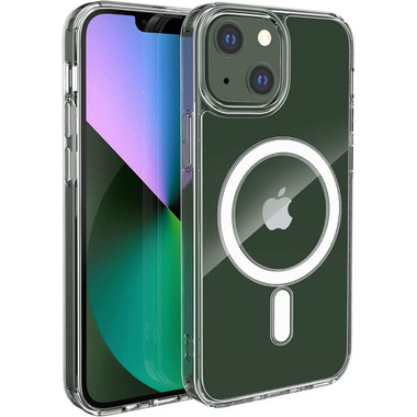 iPhone 13 Mini Magsafe Military Case | Clear Magnetic Case