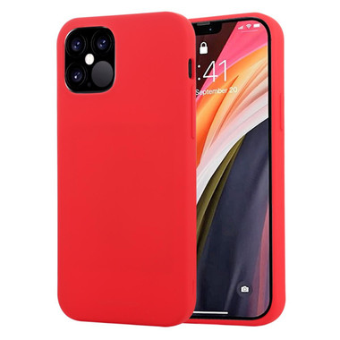 Red iPhone 12 Pro Max Smooth Texture TPU Case - Genuine Goospery ...