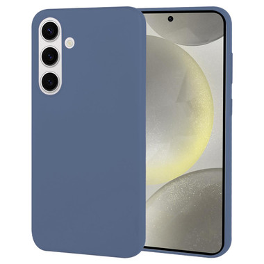 Dark Blue Samsung Galaxy S24 5G Smooth Texture TPU Case - Genuine ...