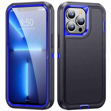 Navy Heavy Duty Military Defense Drop Proof Case For iPhone 13 Pro ...