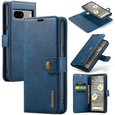 Blue Google Pixel 8a DG.Ming Wallet Removable Magnetic Case with Card ...
