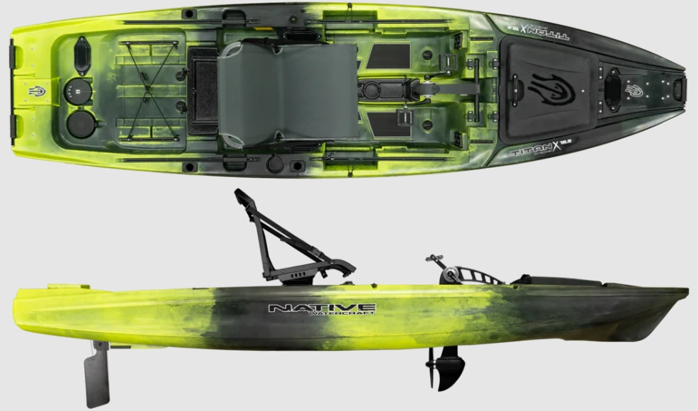 Native Titan X Propel 12.5 – Ultimate Pedal Drive Fishing Kayak | Kayak ...