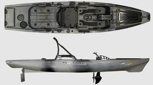 Native Slayer Propel Max 12.5 – Pedal Fishing Kayak with Propel Drive