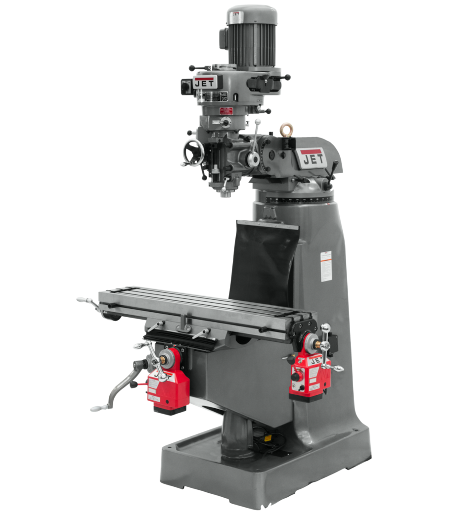 Jet JTM-1 Milling Machine w/XY Powerfeed Installed (690097) | JB Tools