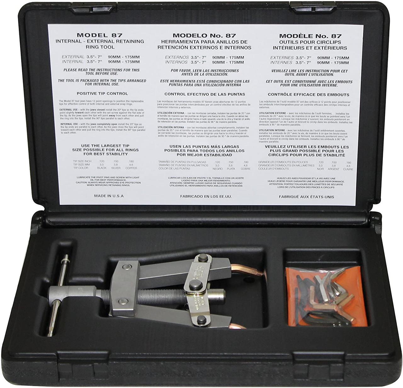 Lang Tools Heavy-Duty Pliers w/ Tip Kit (87) | JB Tools