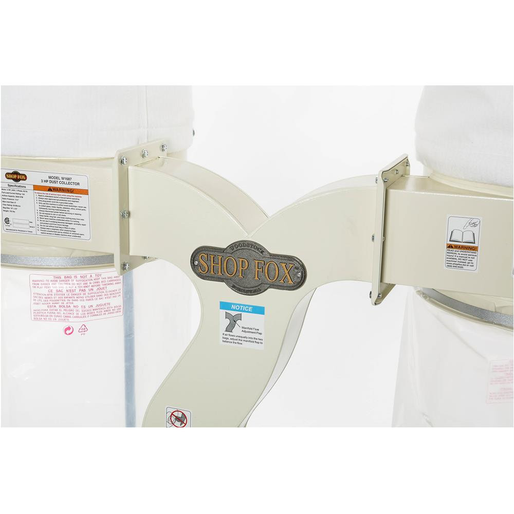 Shop Fox W1687 3 HP Dust Collector | JB Tools