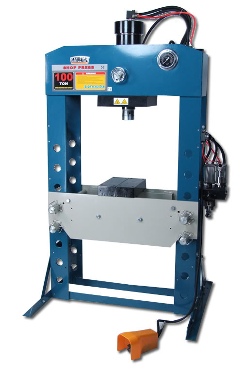 Baileigh Air Hand Operated H-Frame Shop Press (1004759) | JB Tools