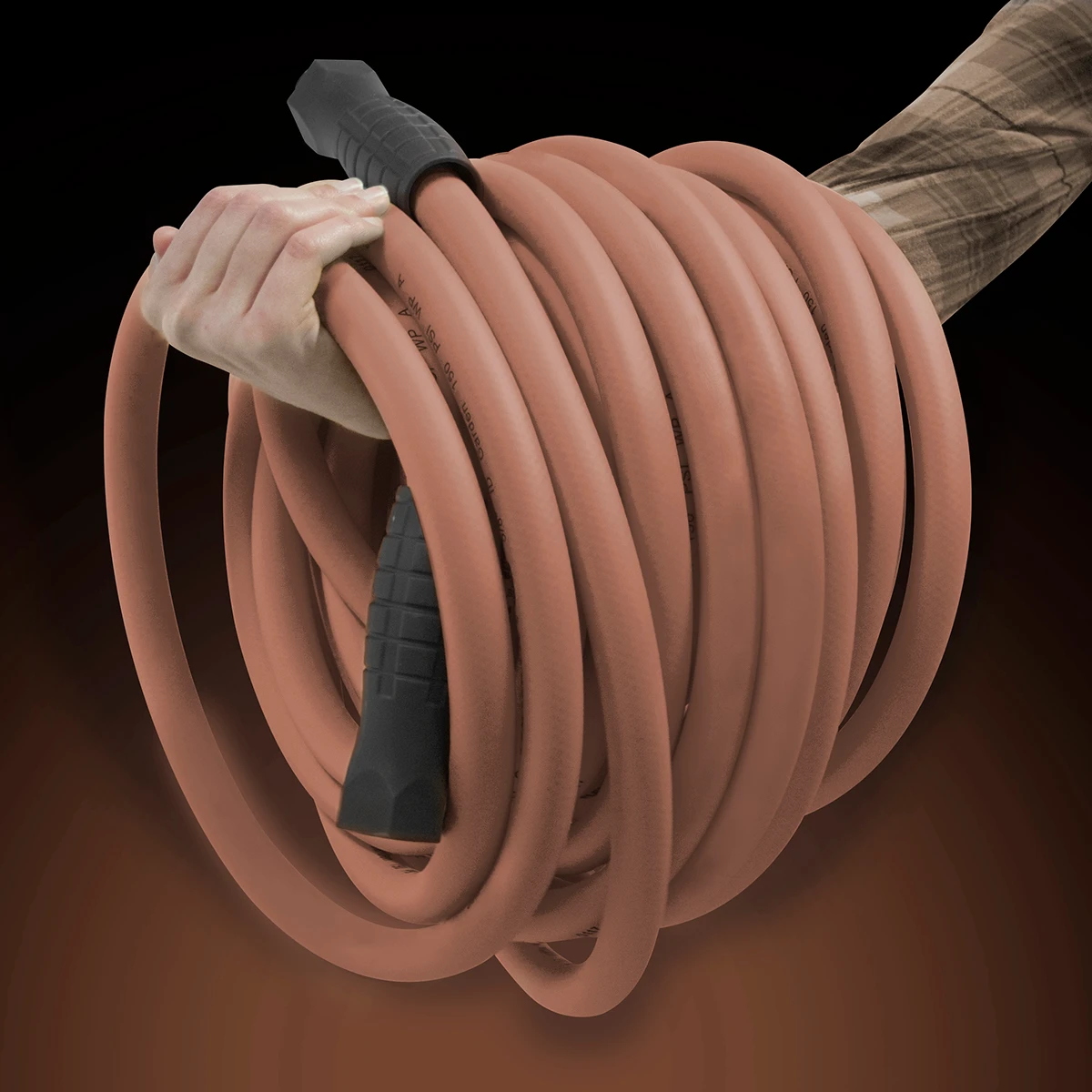 Flexzilla Colors Garden Hose with SwivelGrip, 5/8 in x 50 ft, Red Clay ...