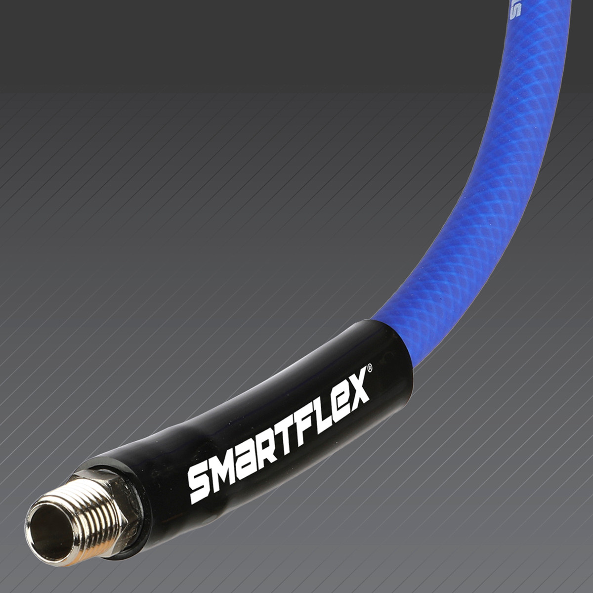 Flexzilla SmartFlex Air Hose 3/8 in. x 50 ft, Hybrid Blue (HSF3850BL2 ...