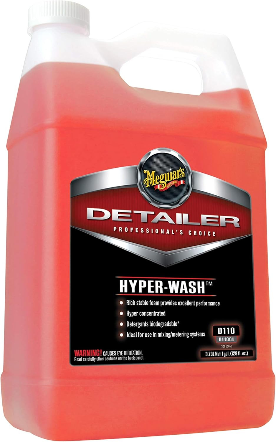 Meguiar's Hyper Wash Foaming Car Wash – 1 Gallon (D11001) | JB Tools