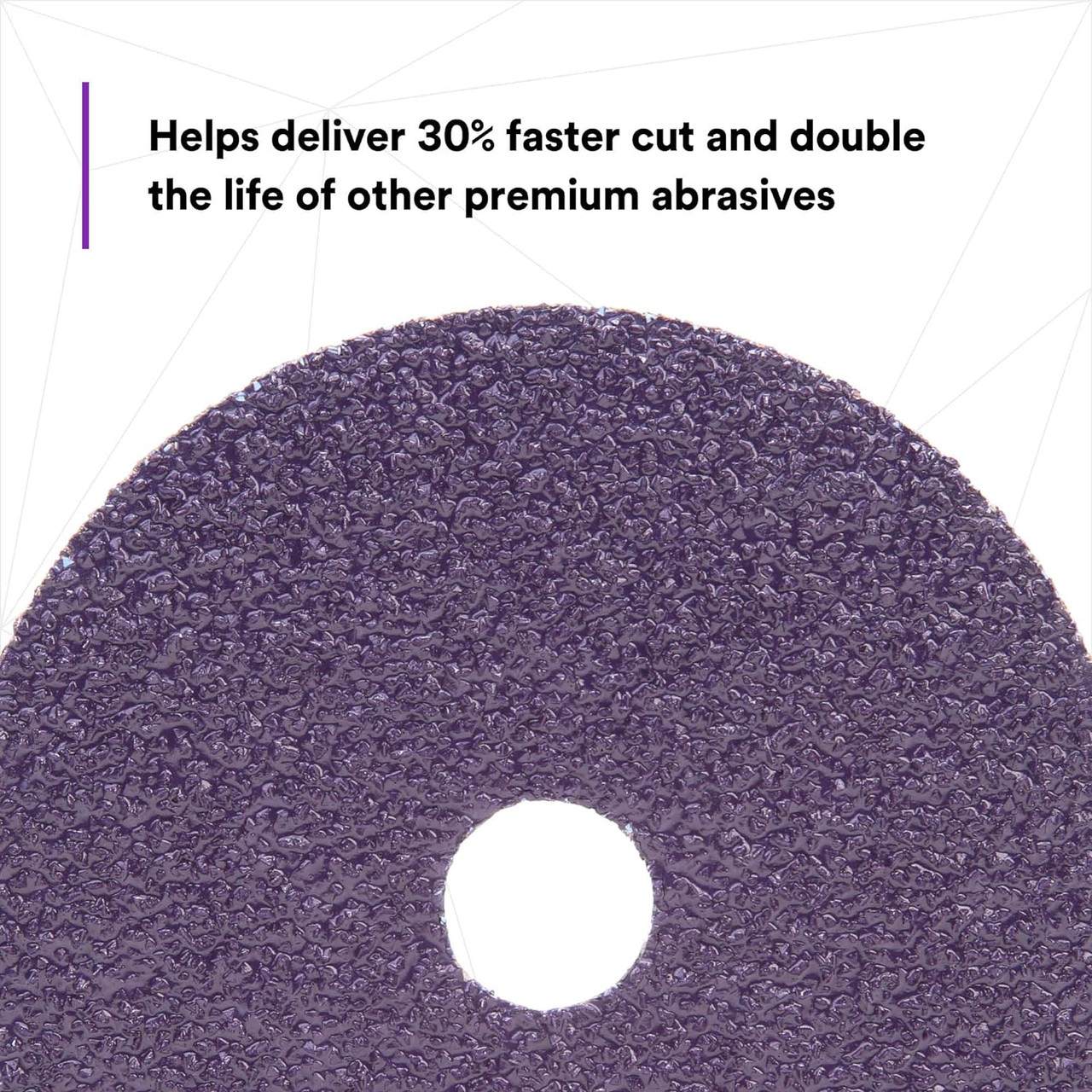 3M 5"X7/8" 36+ Grit Cubitron II Abrasive Fibre Disc (33413) | JB Tools
