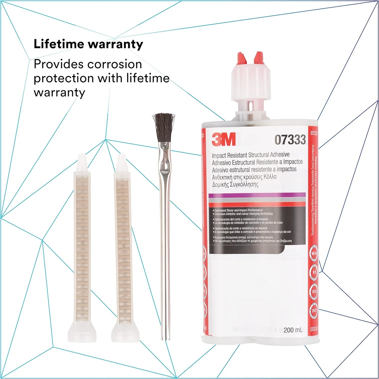 3M 200 mL Impact Resistant Structural Adhesive (7333) | JB Tools