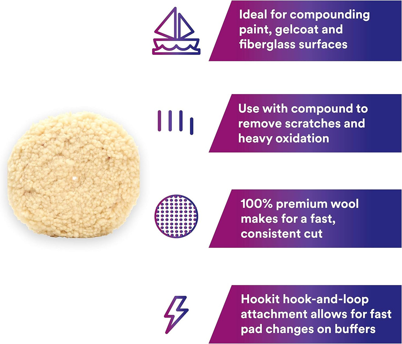 3M 5719 Perfect-It III Compounding Pad 05719, 9" | JB Tools