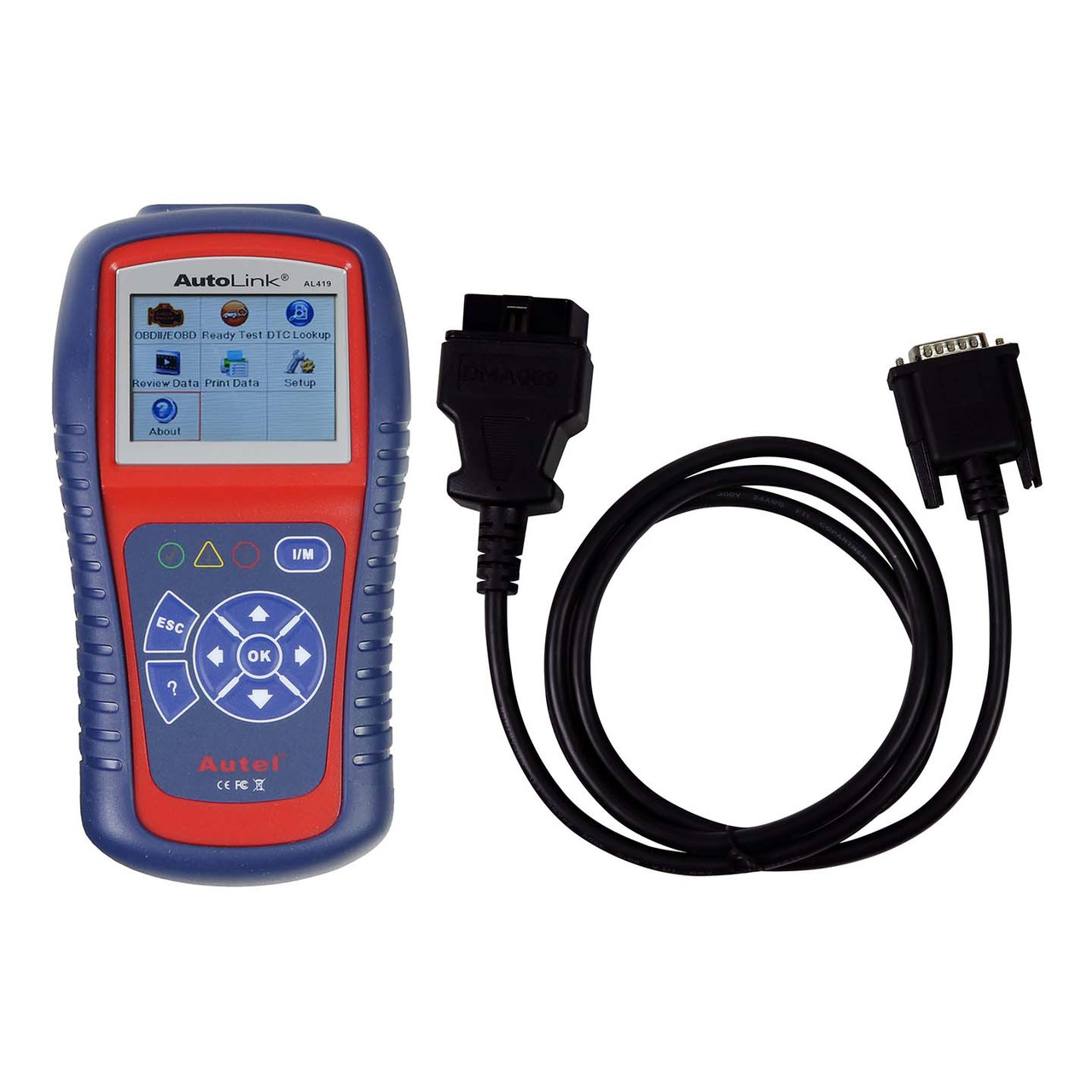 Autel AL419 AutoLink OBDII/CAN Scan Tool with Code Tips and Color ...