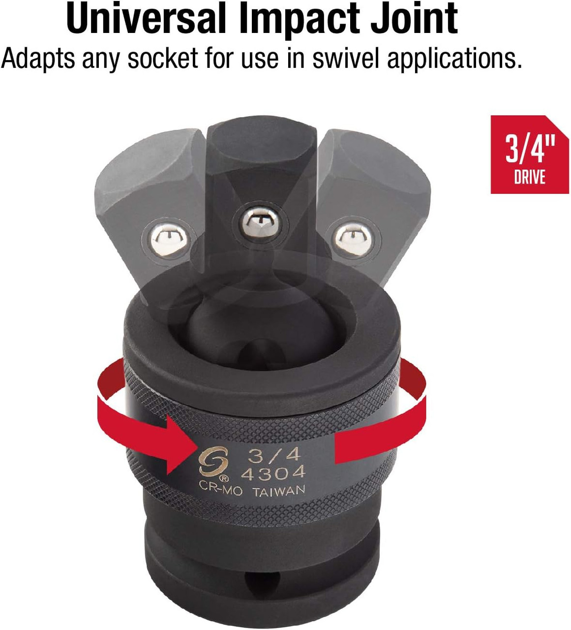 Sunex Tools 4304 3/4" Drive Universal Joint | JB Tools
