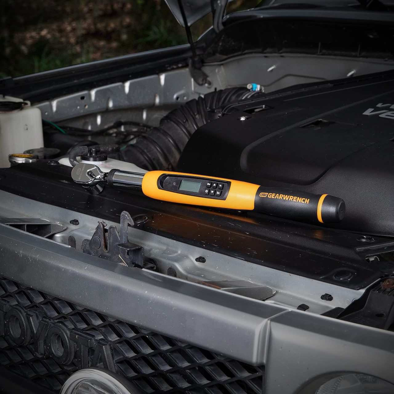 Gearwrench 85076 3/8" Drive Electronic Torque Wrench 7.4 - 99.6 Feet ...