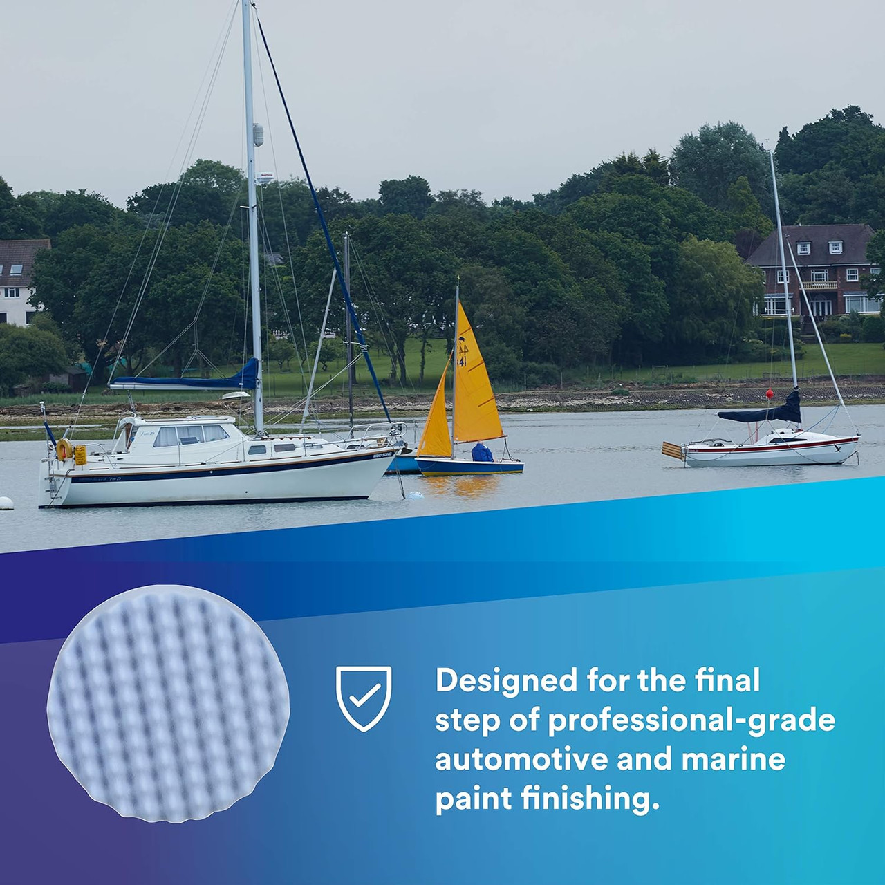 3M 05733 8" Perfect-It Ultrafina Foam Polishing Pad | JB Tools