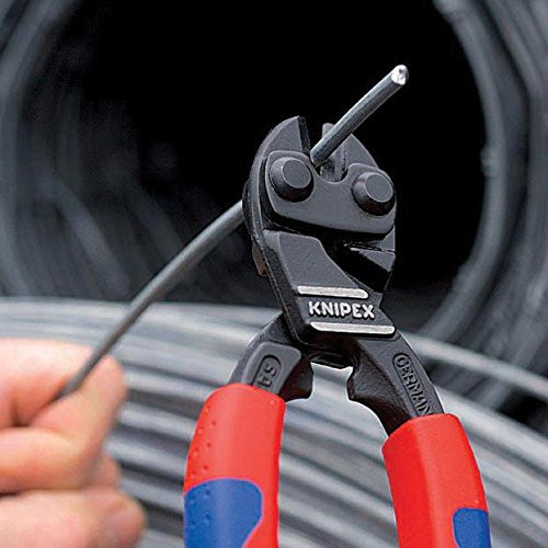 Knipex 8" High Leverage Cobolt Cutters with Tether Attachment ...