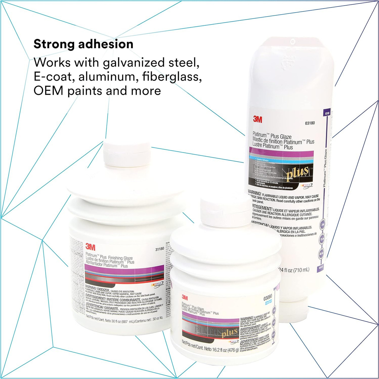3M 30 fl oz Platinum Plus Finishing Glaze (31180) | JB Tools