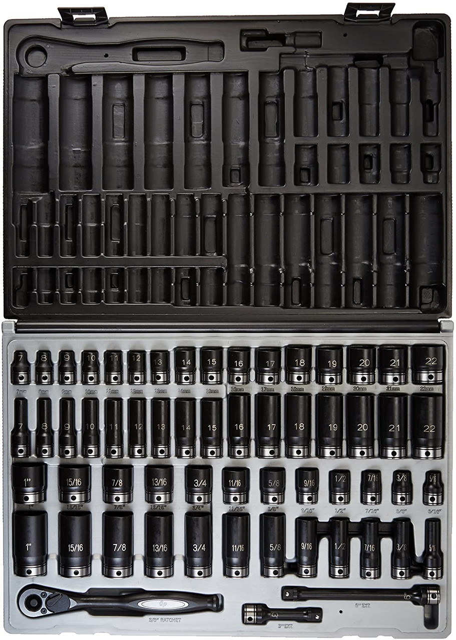 Grey Pneumatic 81659CRD 59pc Duo-Socket Set | JB Tools