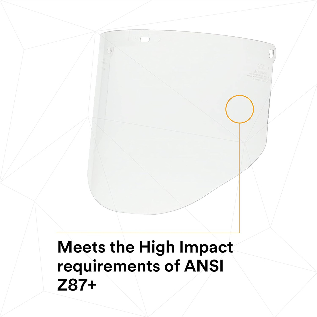 3M 82701 TuffMaster WP96 Polycarbonate Window Replacement Faceshield ...