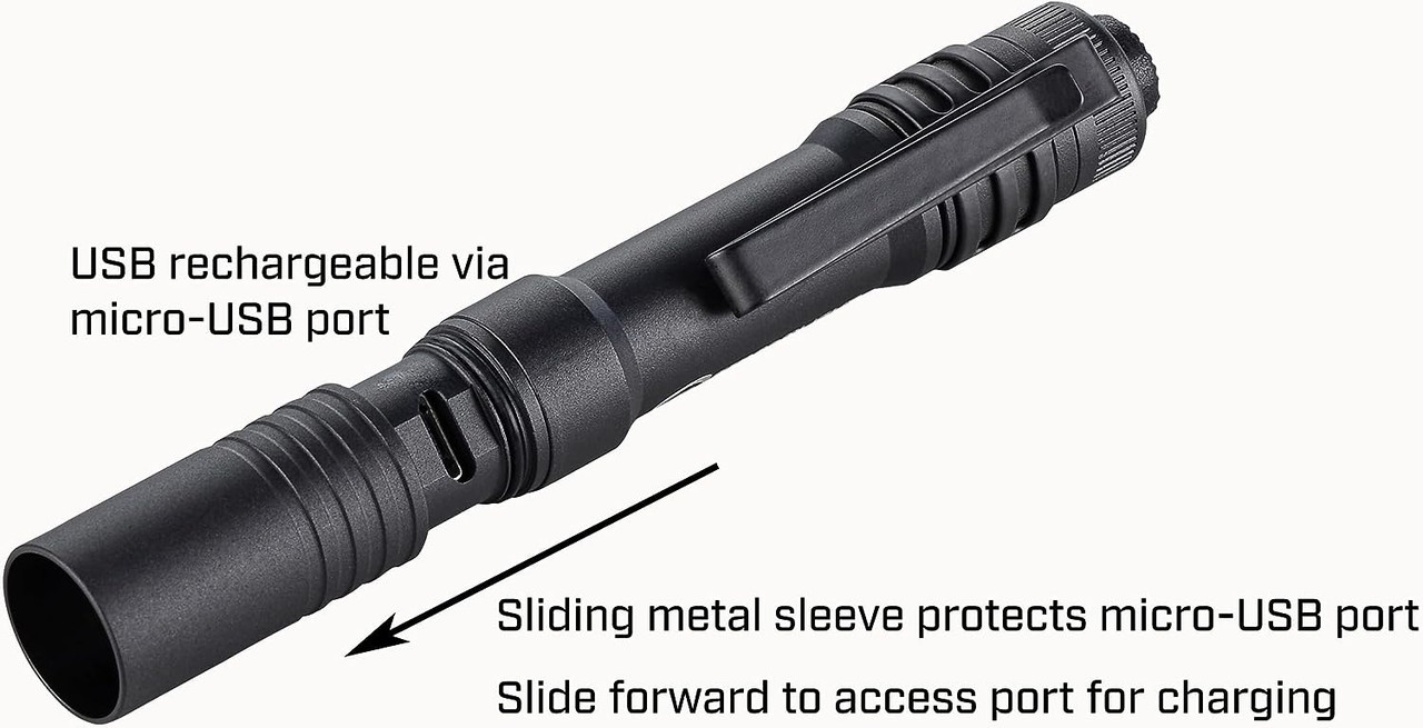 Streamlight Microstream USB Flashlight, Red (66602) | JB Tools